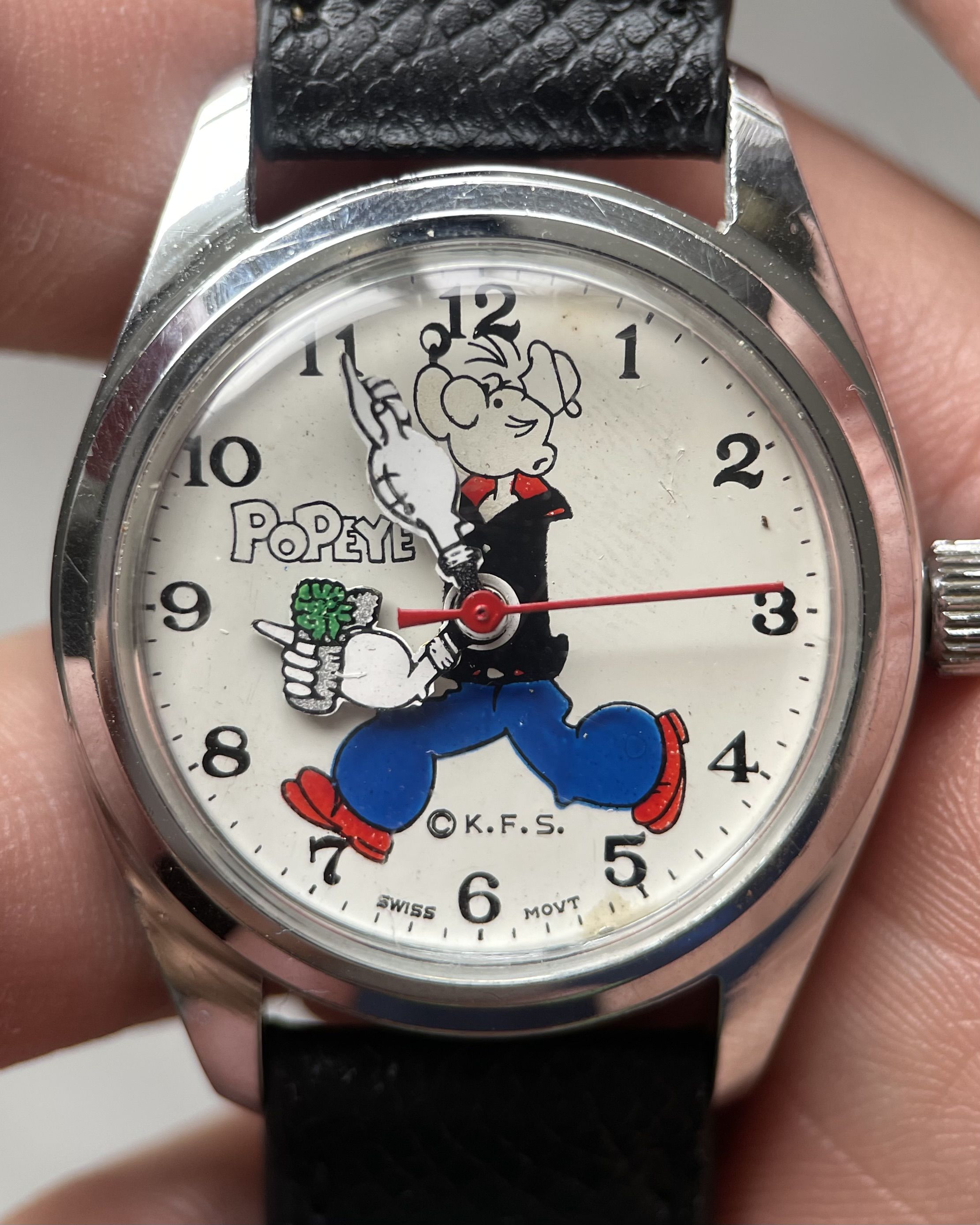 POPEYE SWISS MANUAL WINDING VINTAGE WATCH | Artizen Store