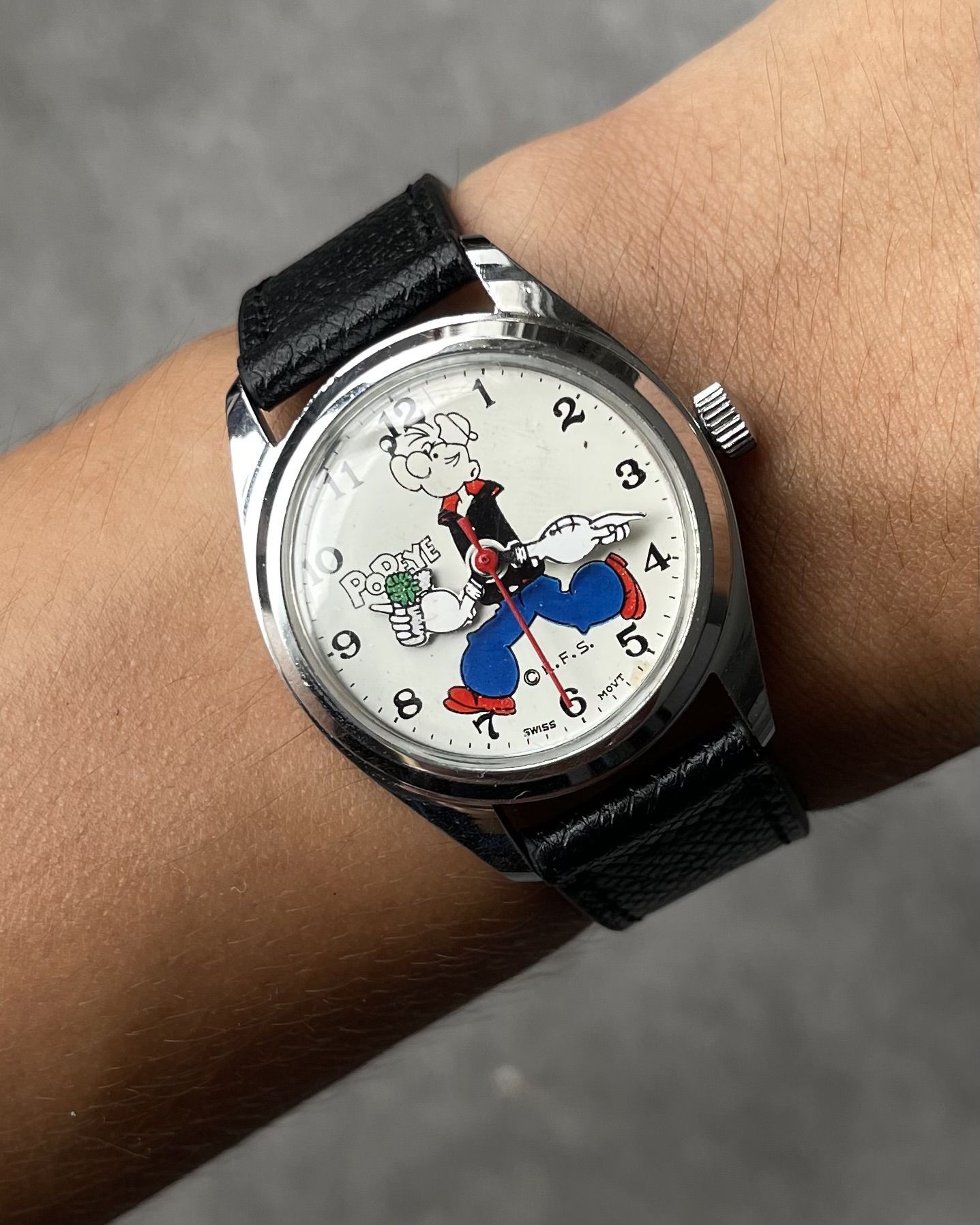 POPEYE SWISS MANUAL WINDING VINTAGE WATCH | Artizen Store